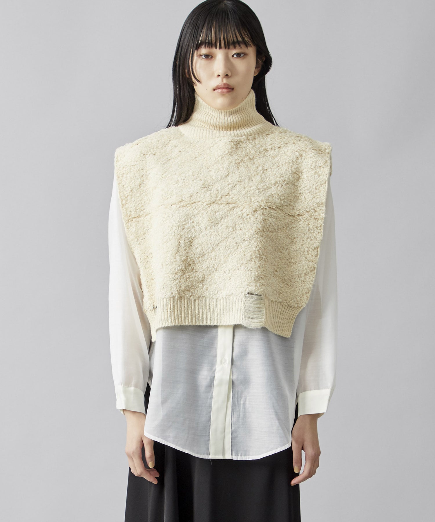 36％割引FREE SIZE本店は 【ameri】DAMAGE VEST SET SHEER SHIRT シャツ/ブラウス(七分/長袖) トップスFREE SIZE-OTA.ON.ARENA ...